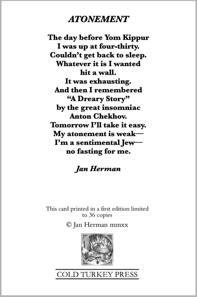 On Yom Kippur My Atonement Is Weak | Straight Up | Jan Herman
